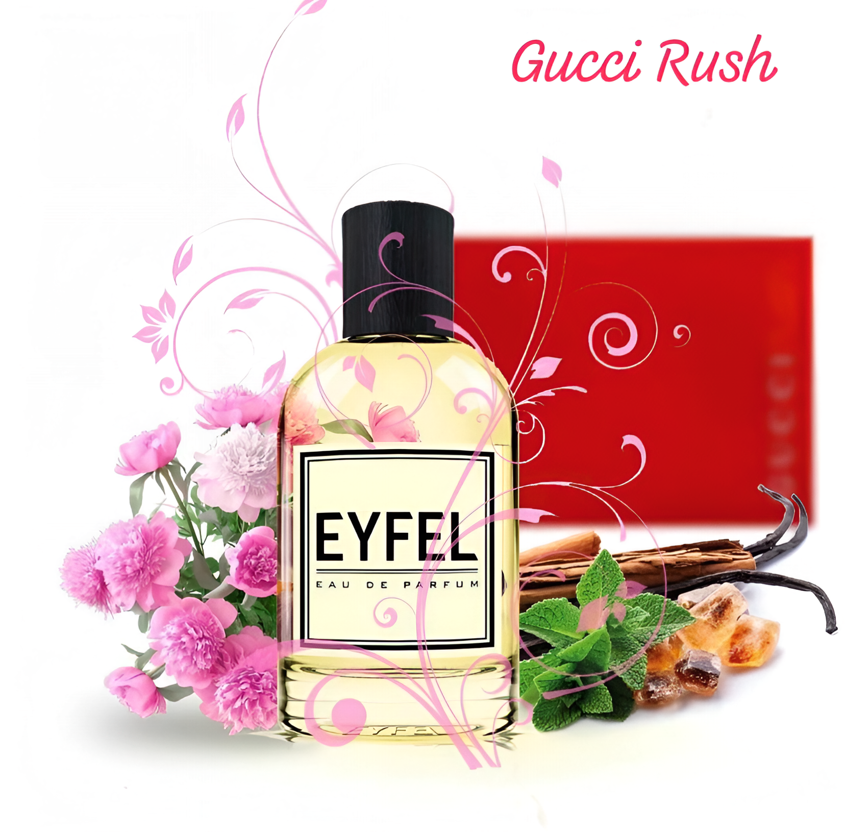 Духи женские EYFEL W14 Rush, шипровые фруктовые, парфюм 50 мл