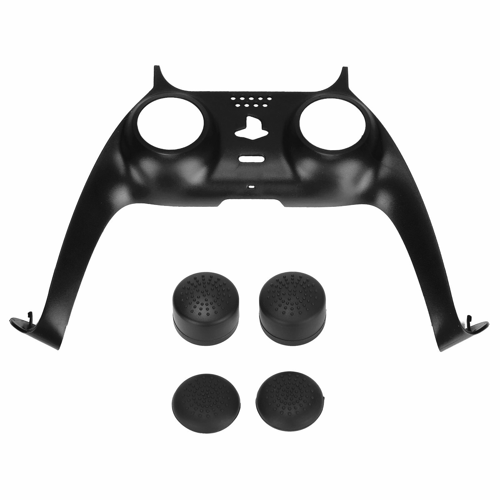 Controller Accessories Gamepad Faceplate Thumb Stick Grips for PS5 DualSense Wireless ControllerBlack
