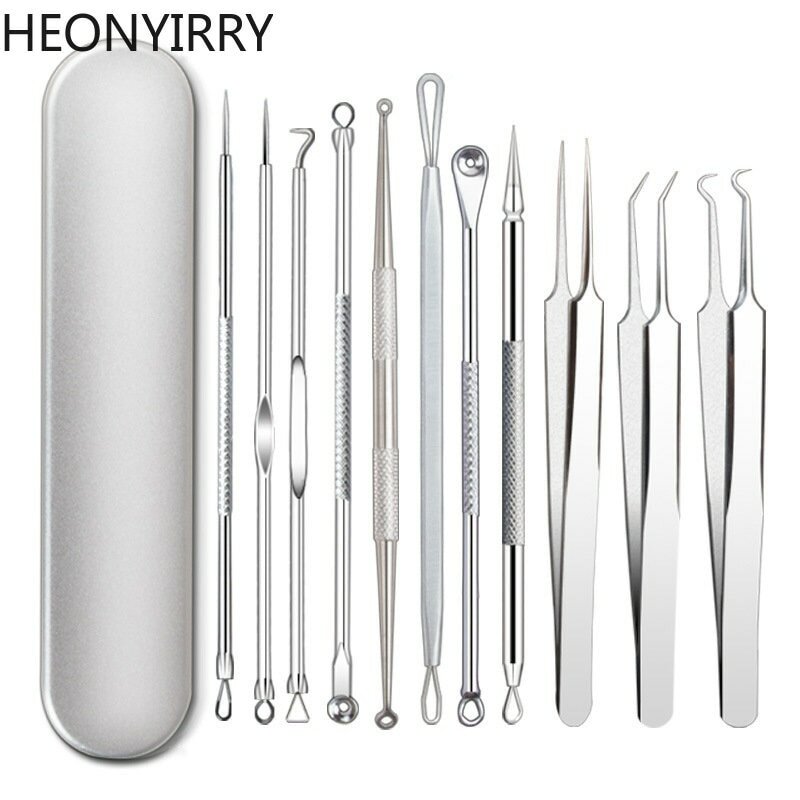 11/8/6/4 шт. Набор из нержавеющей стали для удаления черных точек - иглы для удаления прыщей и угрей