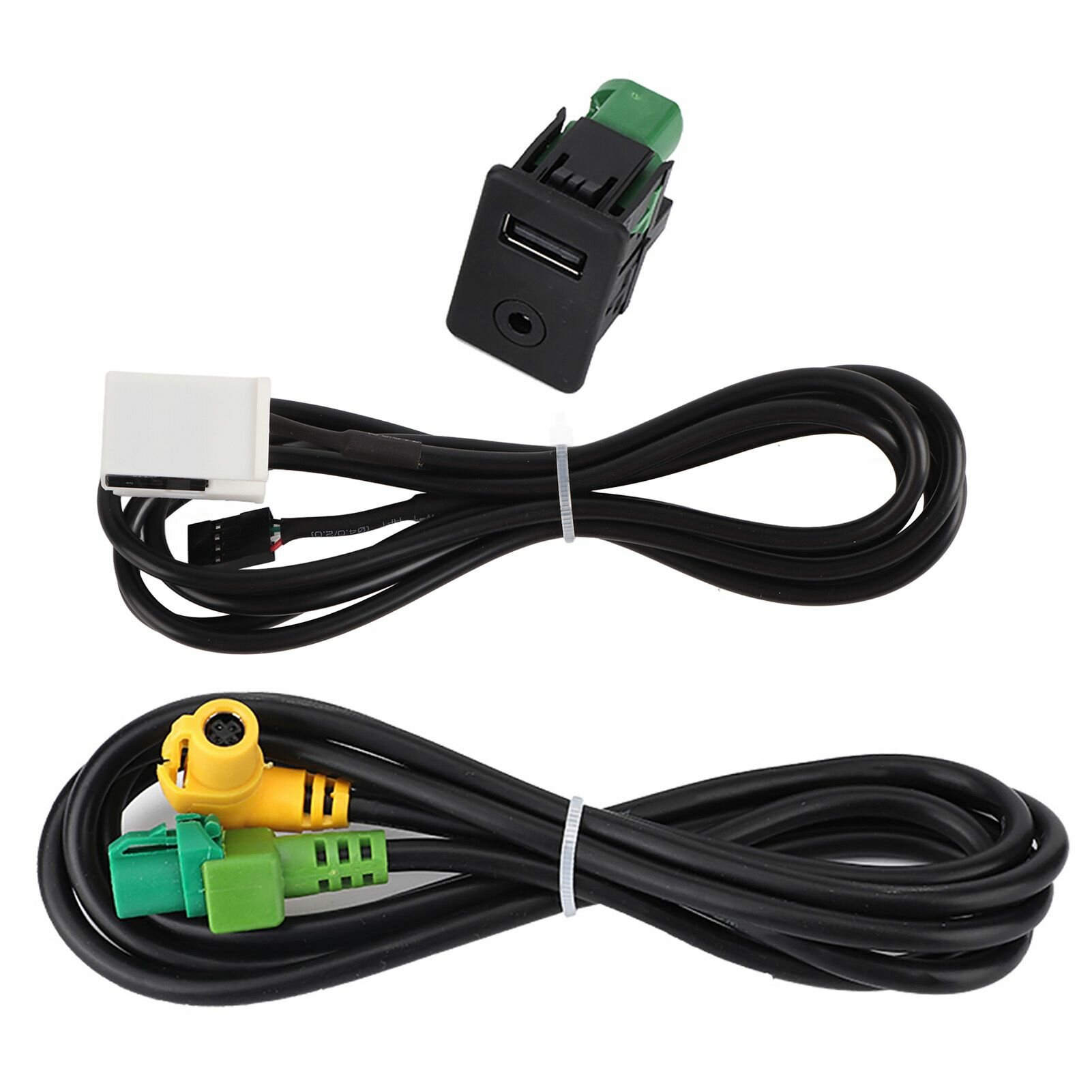 1x RCD510+310+300+RNS315 AUX USB-кабель-переключатель, подходящий для MK6 CC