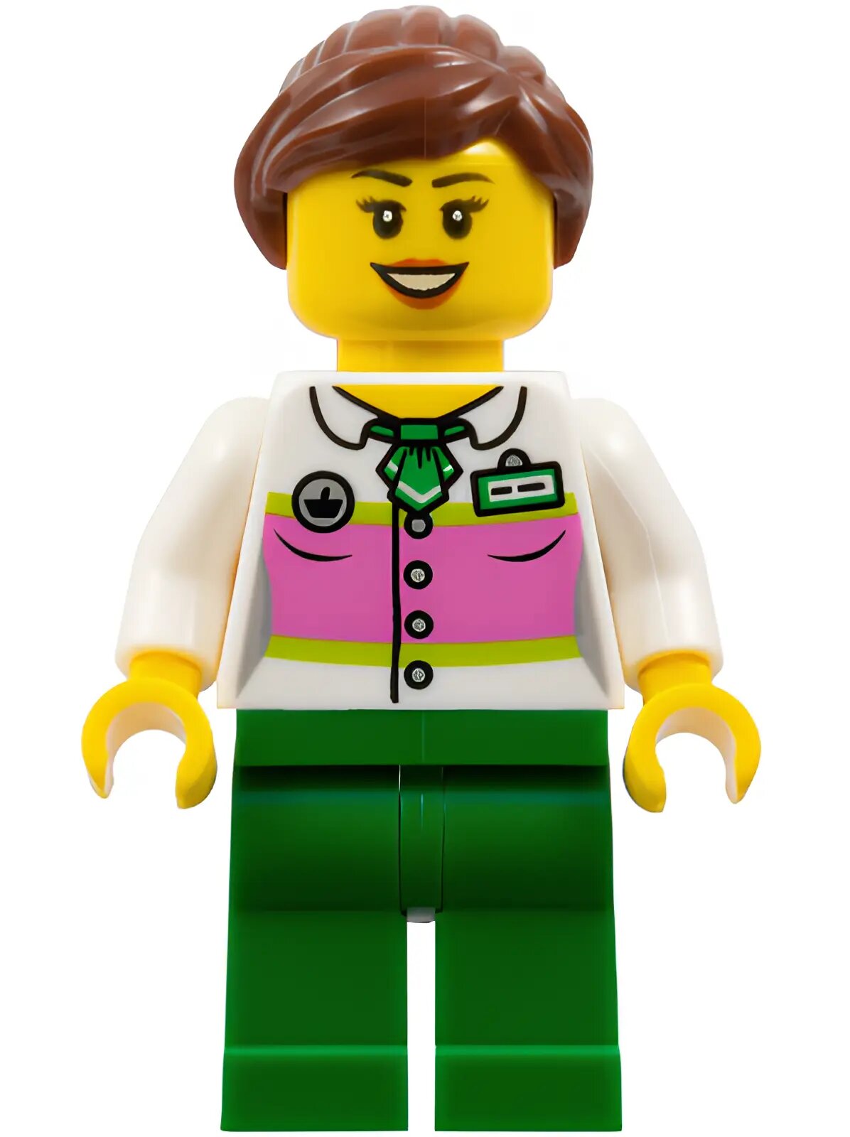Минифигурка Lego Supermarket Female Shop Assistant twn228 U