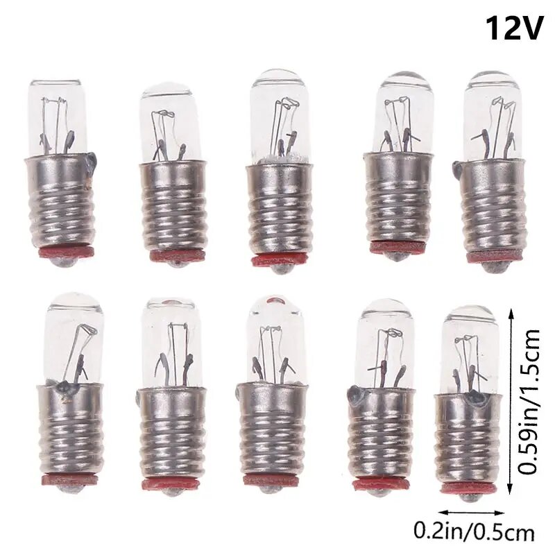 Светодиодные лампы E5 6.3В 12В 24В 0.1А 12V