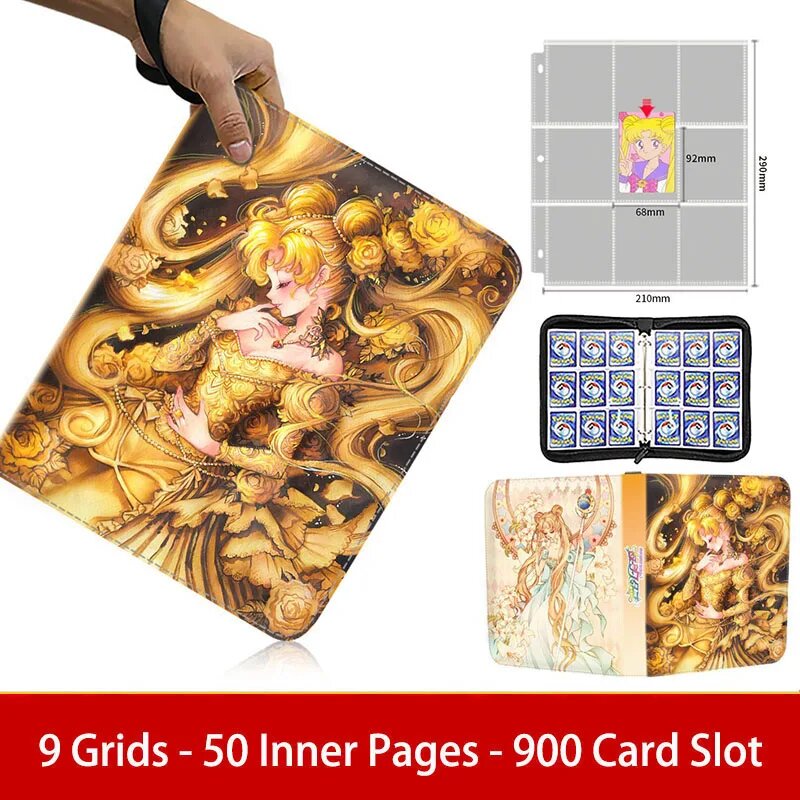 Альбом для карточек Sailor Moon Bandai 4/9 слотов SM-MSNZS-04-9 Pocket