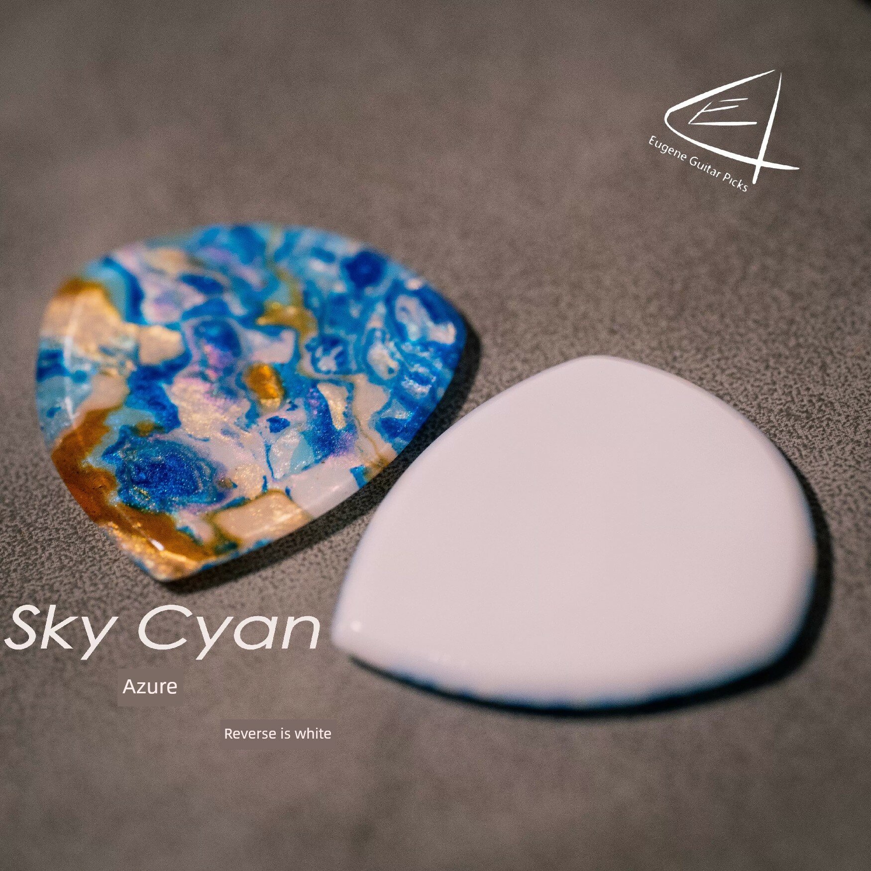 Премиум гитарный пик Sky Cyan 3 мм, подходит для акустических и электрических гитар
