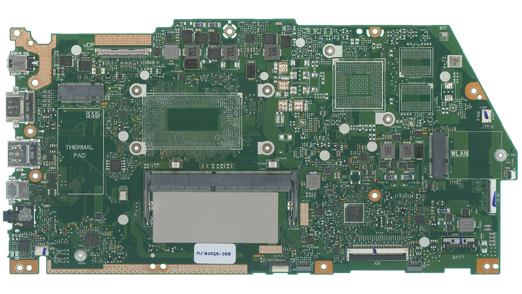 Материнская плата ASUS X513EA донор компонентов