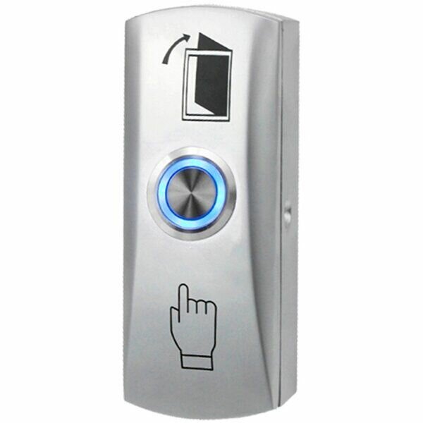 Кнопка Optimus 'Выход' NO/NC (металл) с подсветкой Кнопка выхода