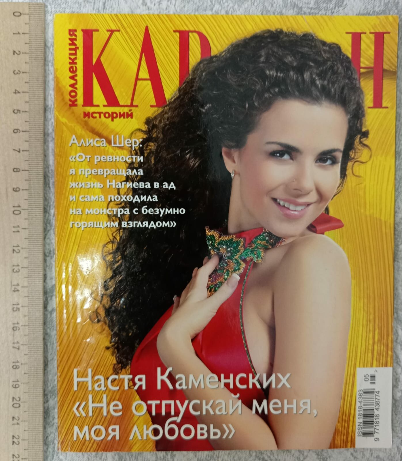 Журнал Коллекция караван историй № 5, октябрь-ноябрь 2008. На обложке: Настя Каменских