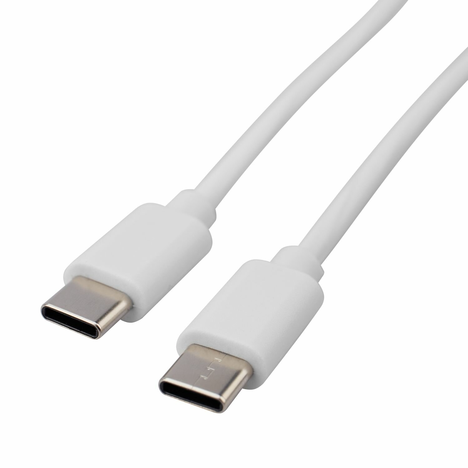 Кабель мультимедийный, для зарядки и передачи данных, Type-C - Type-C. Белый и желтый