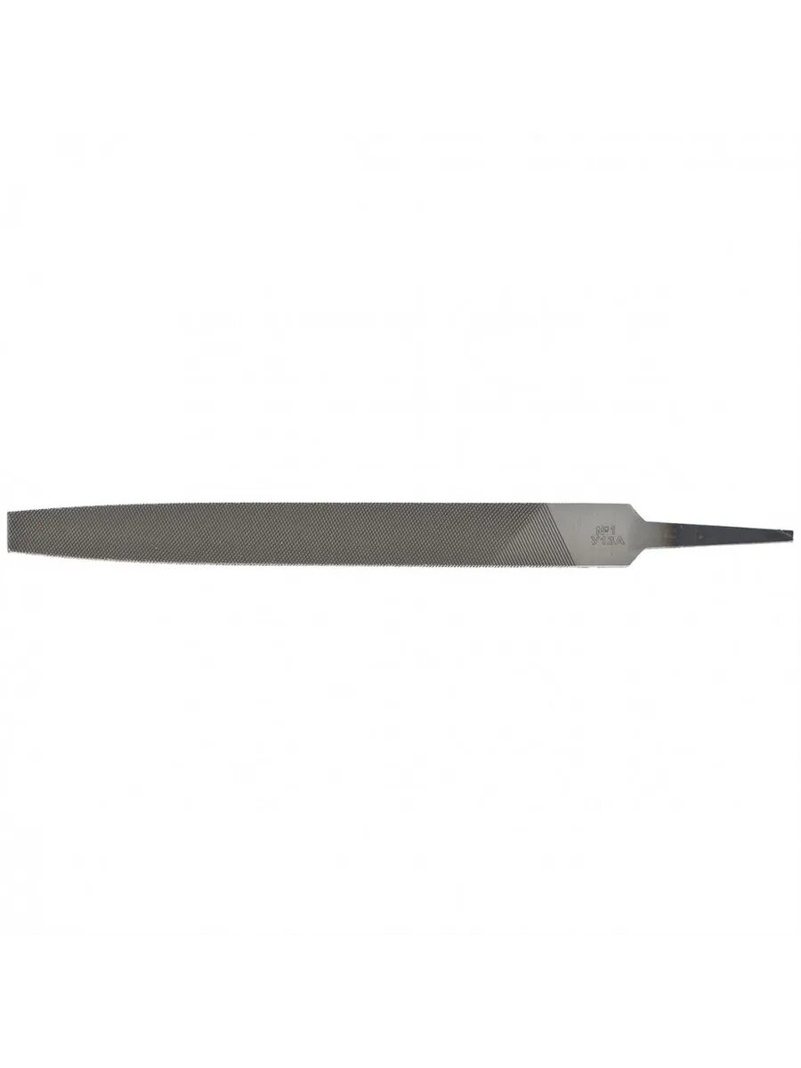 Напильник, 200 мм, №1, плоский, сталь У13А, СИБРТЕХ, 162617