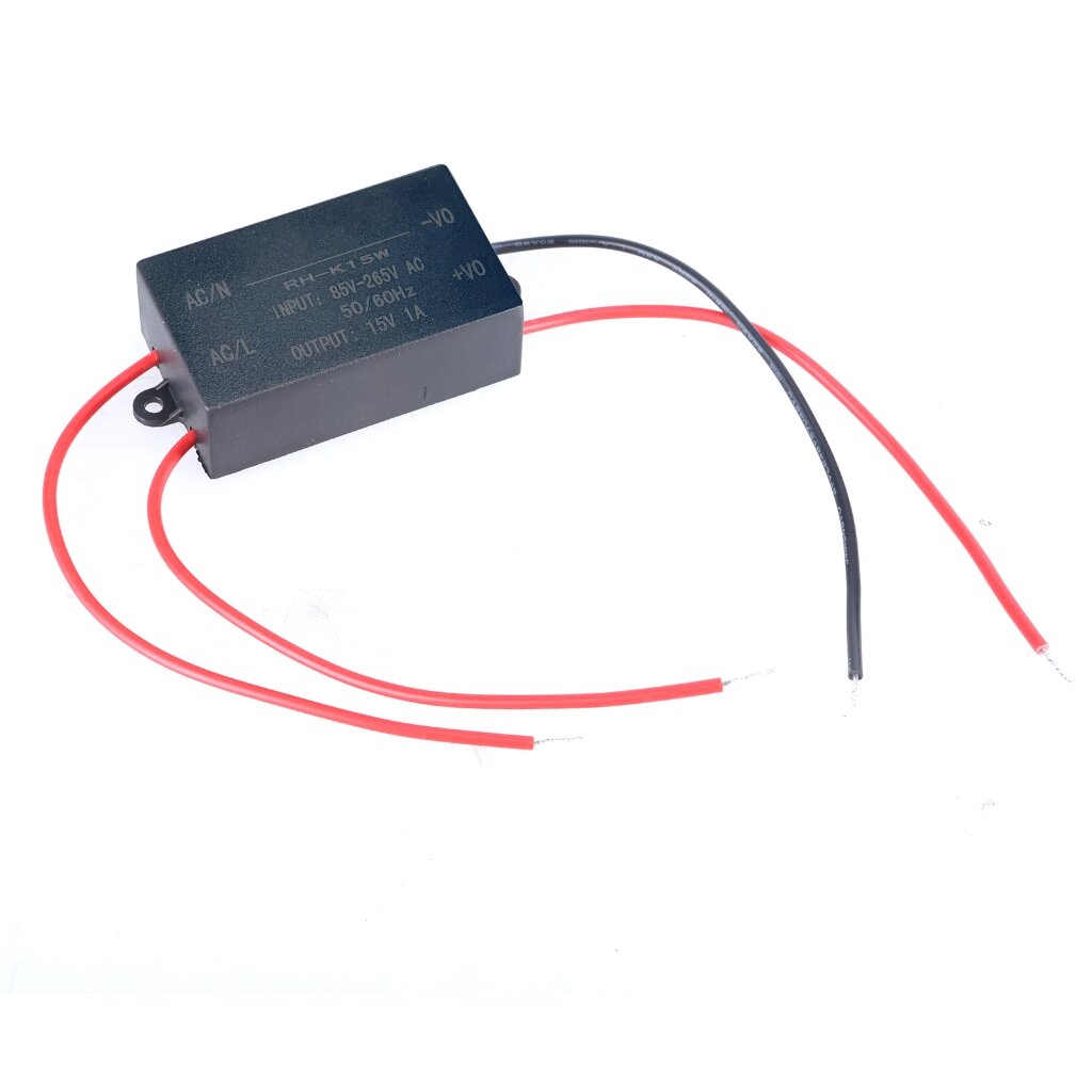 15 Вт адаптер преобразования мощности AC85V ~ 265V в DC15V 1A 14 см шнур для электроники