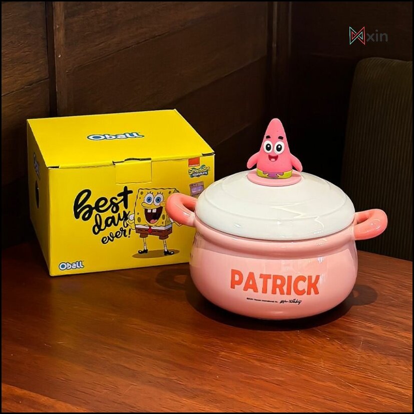 Подарочный набор Супница Губка Боб Патрик1100 мл ZH