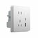 Белая розетка Xiaomi Smart Wall Socket Pro 20 Вт