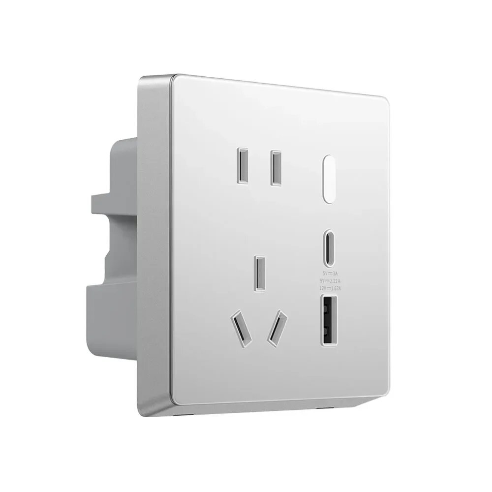 Xiaomi Smart Wall Socket Pro Bluetooth 20 Вт White