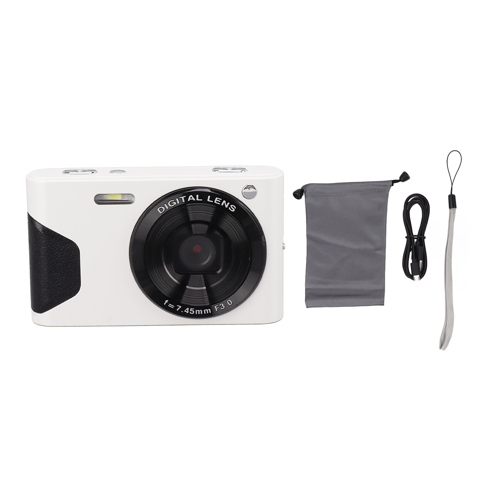 Compact Digital Camera 30MP 1080P HD Smart Pocket Digital Camera 2.8 Inch IPS Screen 8X Zoom Autofocus Camera