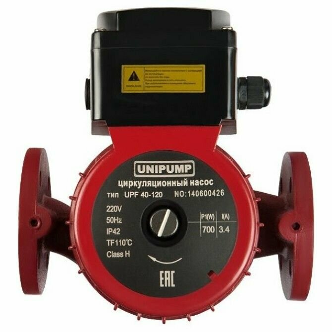 Насос циркуляционный фланцевый UPF 50-120 280 Unipump для отопления