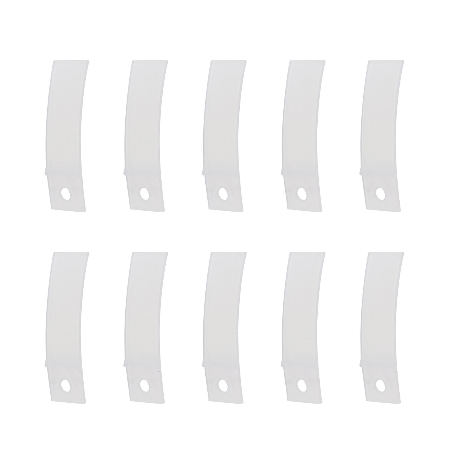 10 штук прозрачных пластиковых ограничителей для ящиков, легкая установка