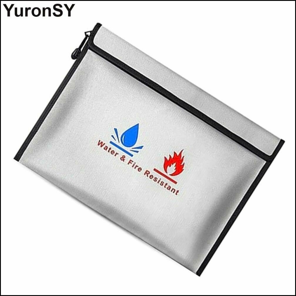 Пожаробезопасный и водонепроницаемый пакет для документов с деньгами