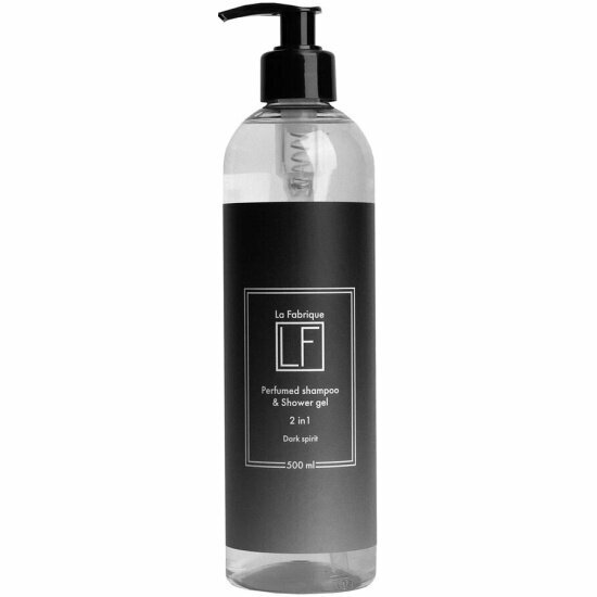 Гель для душа - Шампунь 2 в 1 LA Fabrique Дуб, серая амбра и ваниль, 500 мл