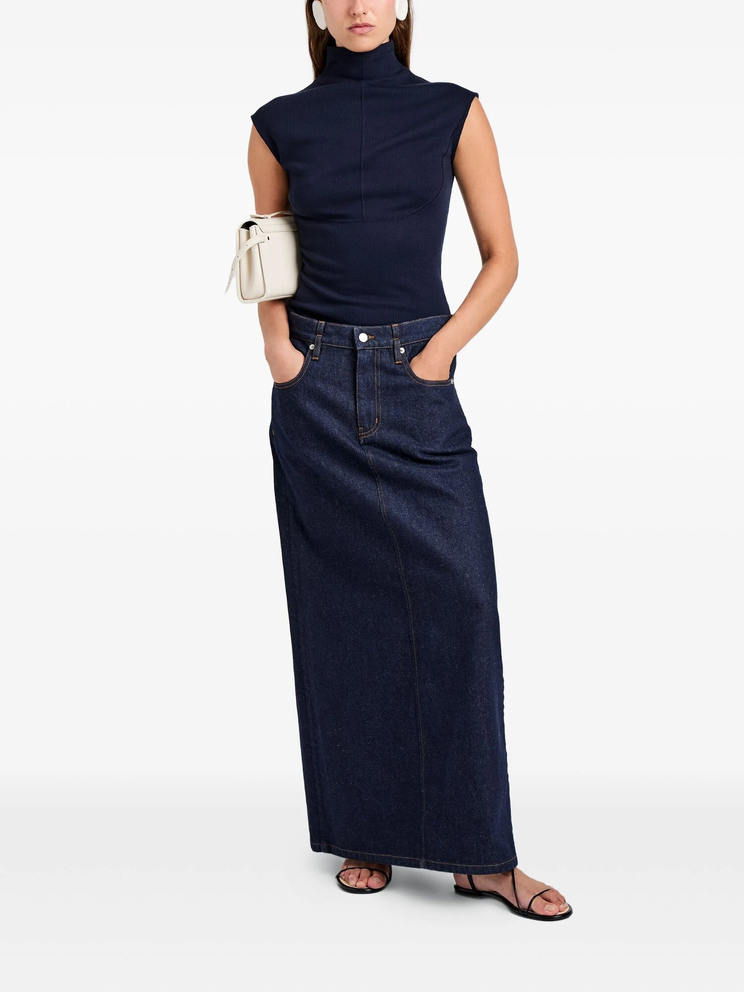 Топ Proenza Schouler White Label Zane, размер M, blue — фото 1