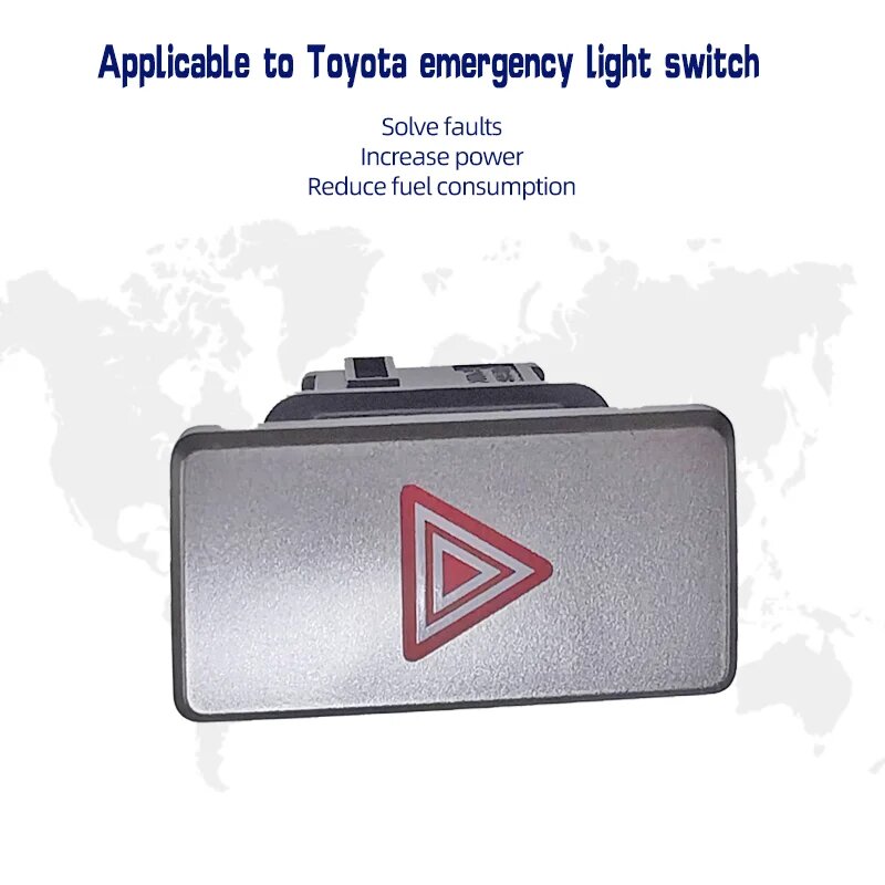Подходит для оригинального переключателя Toyota в сборе, сигнал предупреждения HAZARD 84332-60300 Подходит для Toyota Prado Land Cruiser