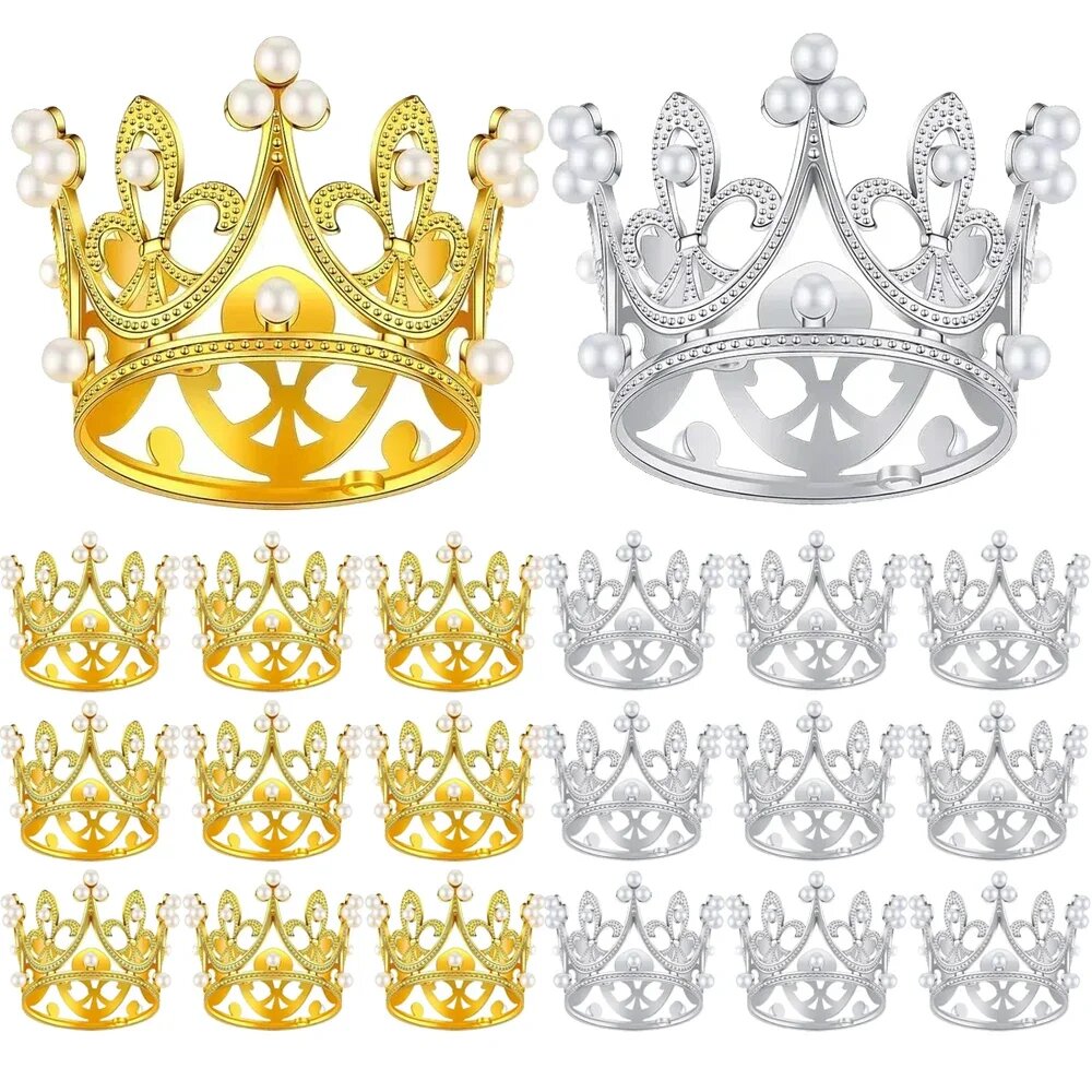 Короны для торта 30 шт, Mixed-B, 10PCS