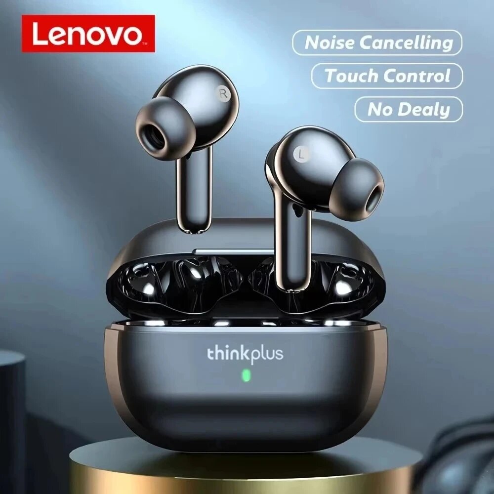 Оригинальные Беспроводные Наушники Lenovo LP1S TWS, Bluetooth 5.0, Спортивная Гарнитура С Шумоподавлением И Микрофоном