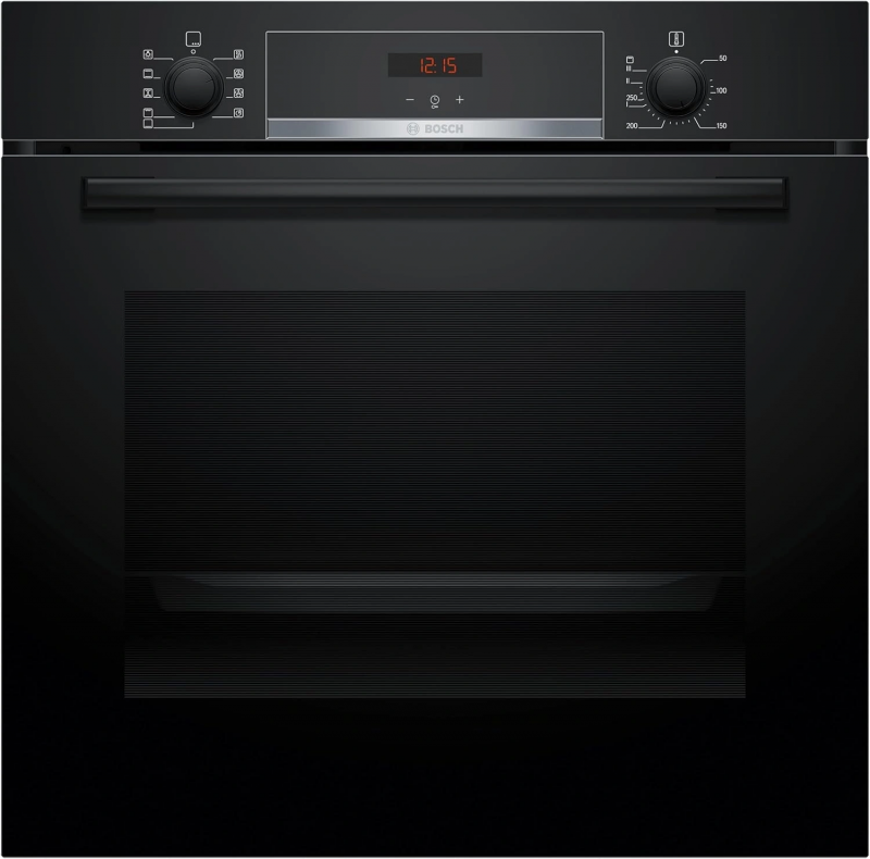 Духовой шкаф электрический Bosch HBA514BB3, объем 71л, таймер электронный, черный