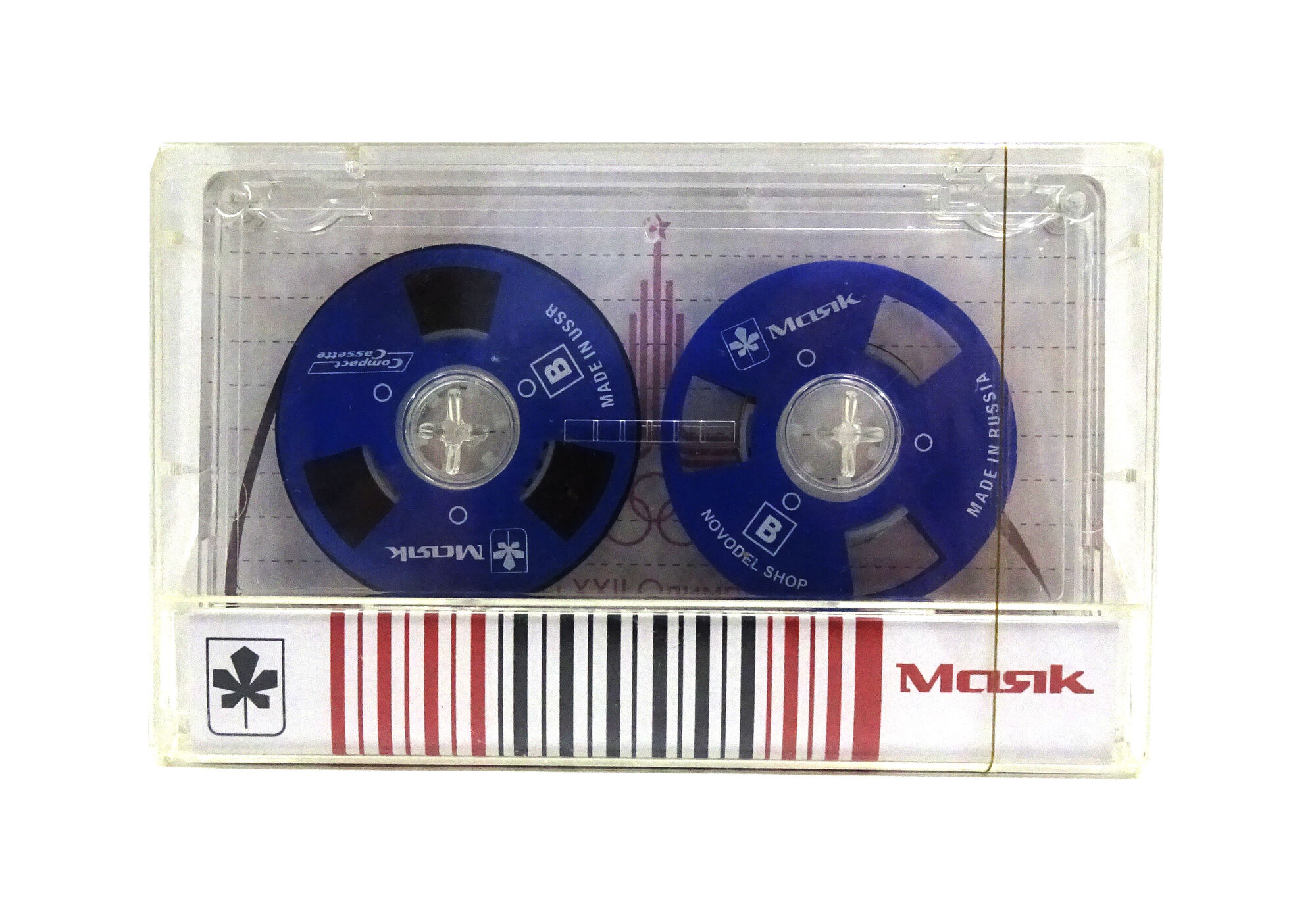 Аудиокассета "Маяк" с синими катушками