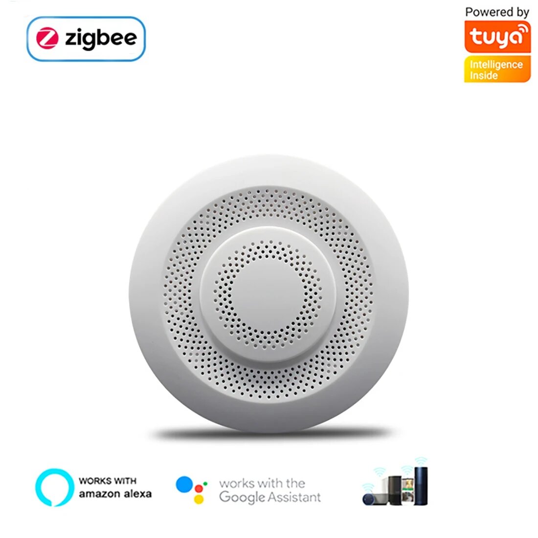 Tuya Smart 5-в-1 датчик качества воздуха ZIGBEE