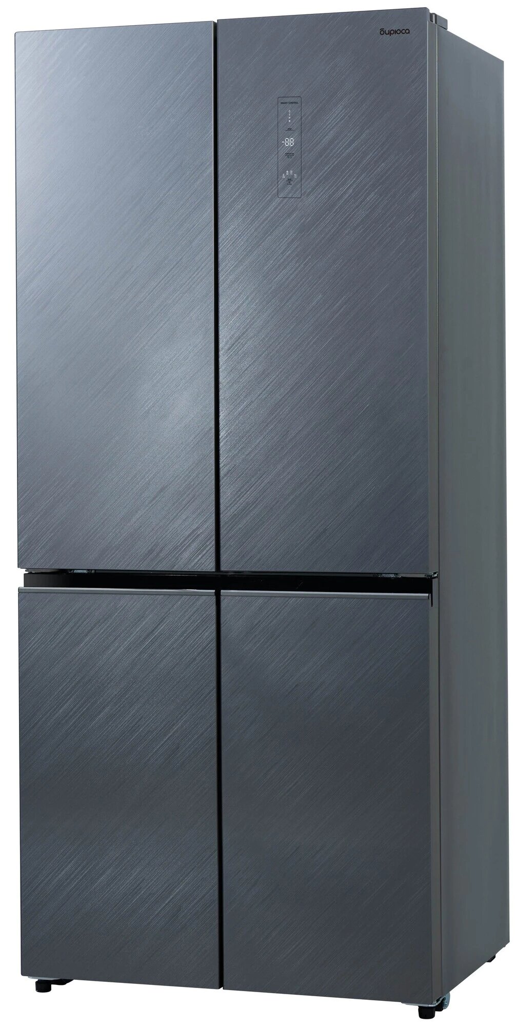 Холодильник Бирюса CD 496, двухкамерный, A++, French Door, серый