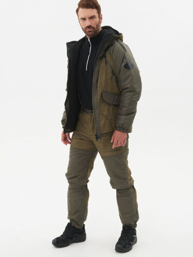 Костюм зимний Huntsman Горка-Люкс ткань Breathable Camo цвет Хаки размер 52-54/182-188