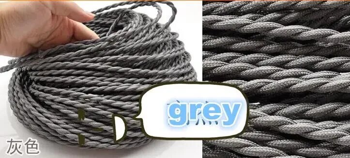 Текстильный кабель Wisdom Tyiumph Shop 2х0,75 мм 50 м