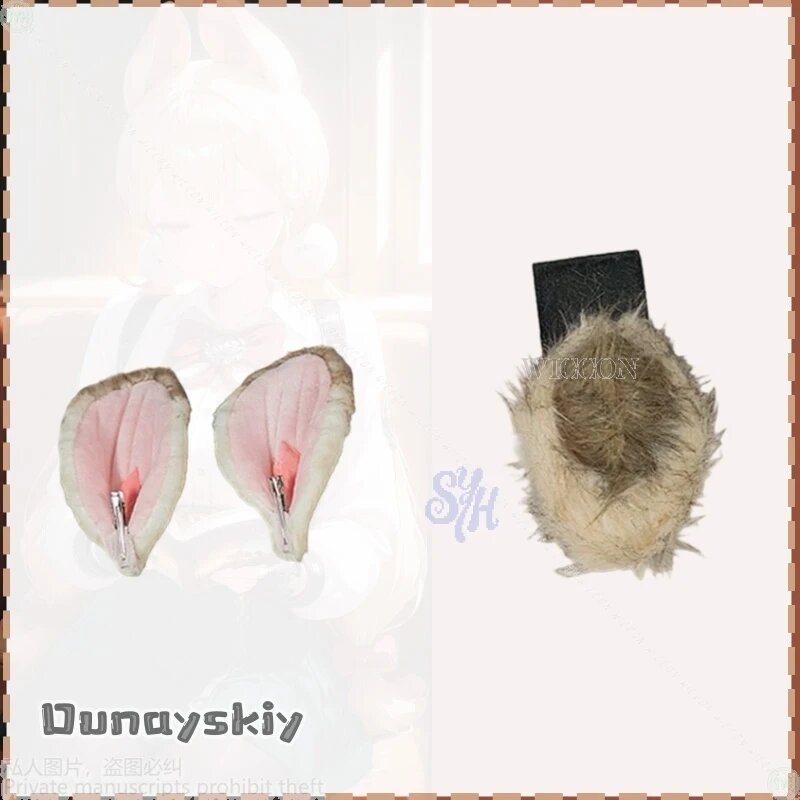 Косплей костюм Кролик Amanda Cos Zenless Zone Zero Один размер, headwear