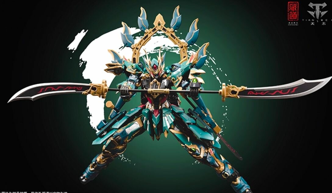 Готовая модель Cangdao CD-01 Зеленый Дракон (Цанлун), китайский меха, человек-дракон, подвижная, в наличии