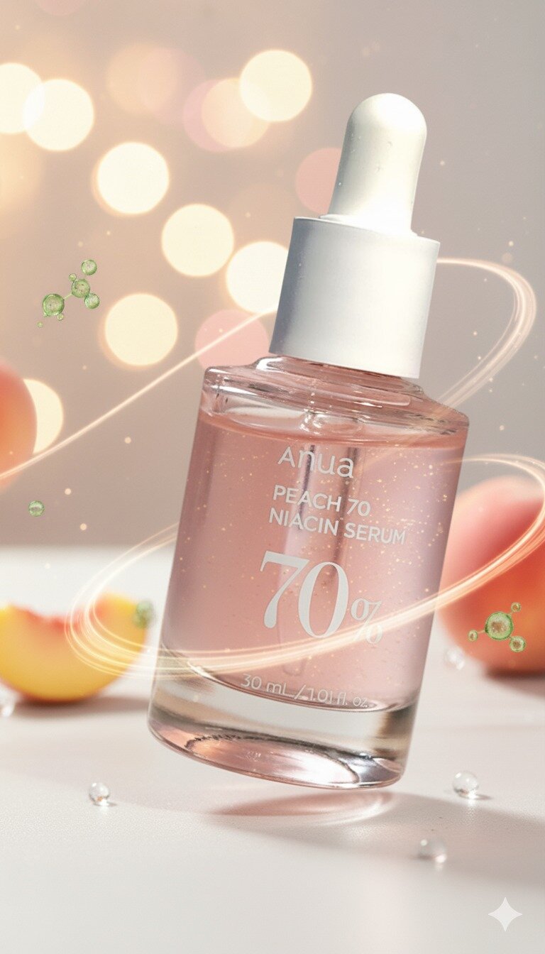 Сыворотка тонизирующая для лица с экстрактом персика и ниацинамидом | ANUA Peach 70% Niacin Serum 30 ml