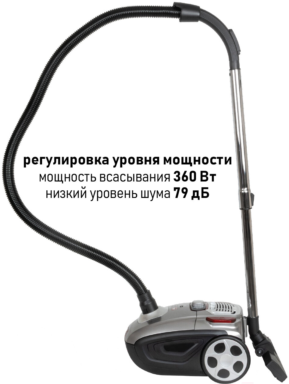 Пылесос JVC для дома мощный с мешком JH-VB250