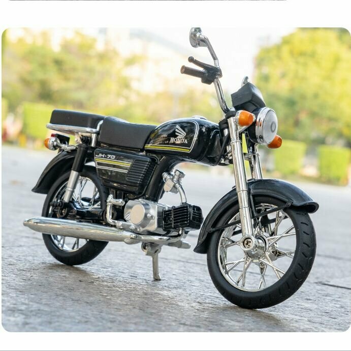 Машинка металлическая HONOA JH-70 мотоцикл (1/10)световыми и звуковыми эффектами