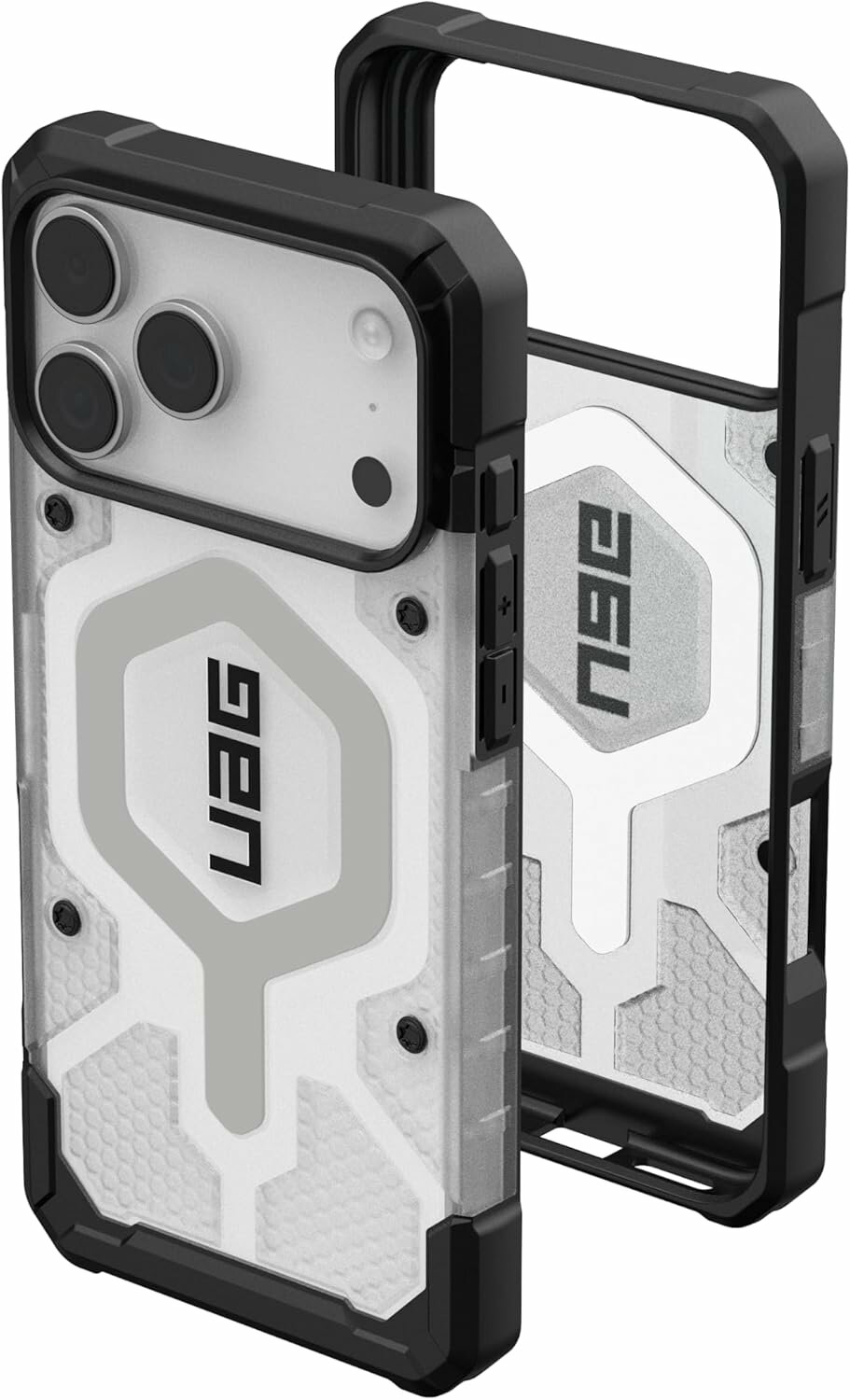 Чехол с поддержкой Магсейф Uag Pathfinder Clear для iPhone 17 Pro 6.3", цвет прозрачный (iCe)