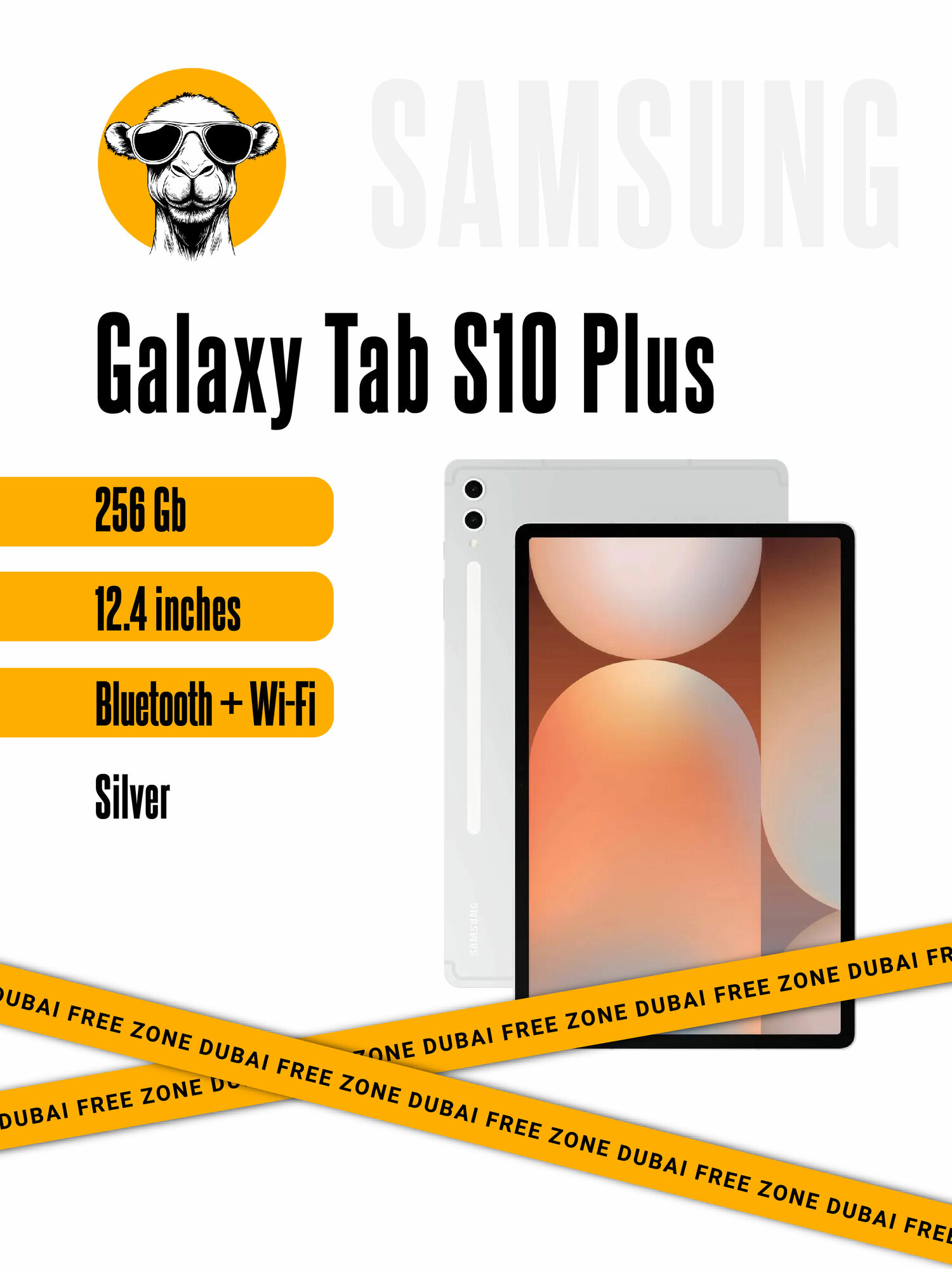 Планшет Samsung Galaxy Tab S10 Plus 12/256Gb Wi-Fi Silver/Серебристый