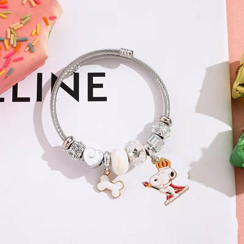 Браслет Snoopy из бисера MINISO — фото 1