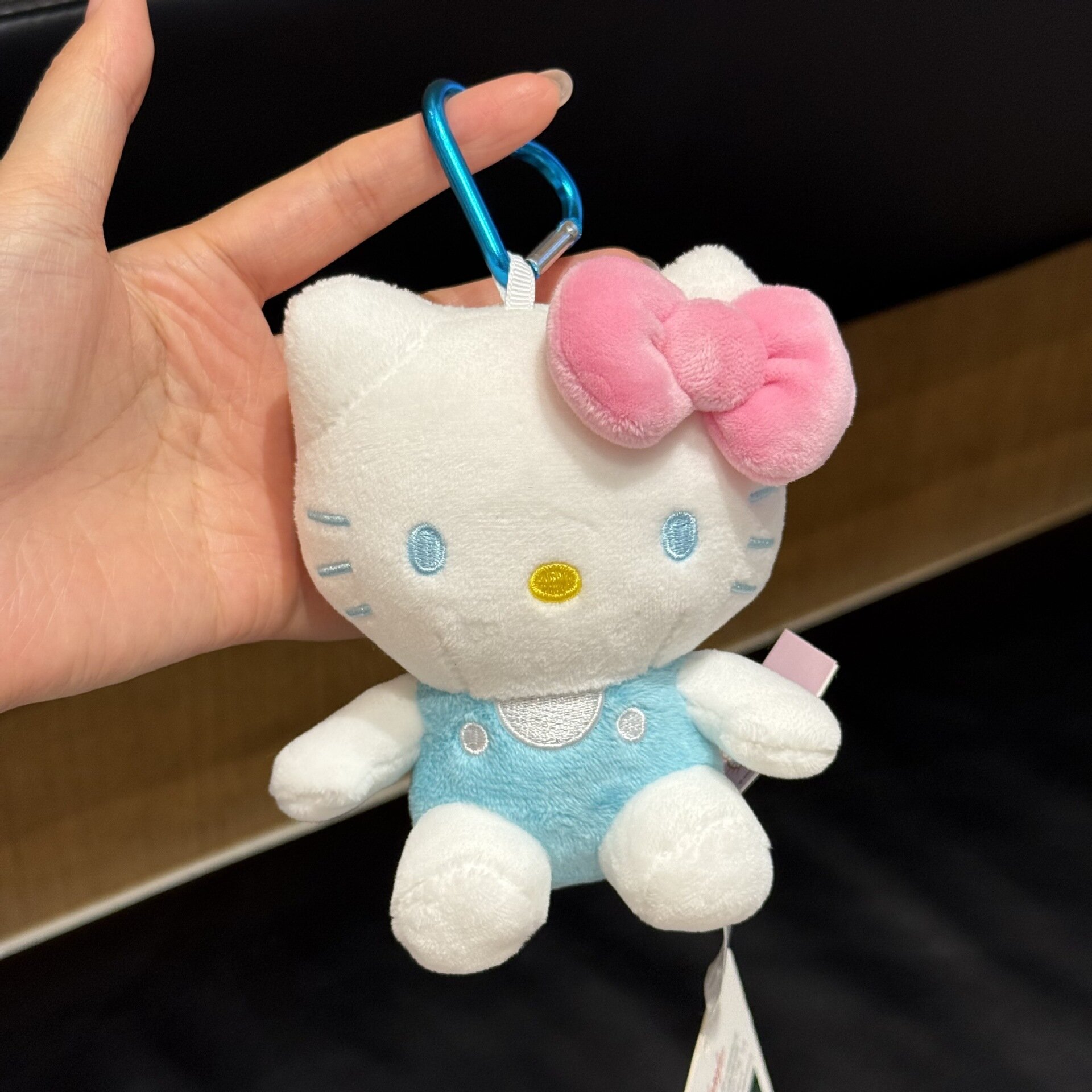 Подлинная подвеска Hello Kitty с пряжкой любви, кукла-кошка, милая кукла, сумка, подвеска, брелок для женщин