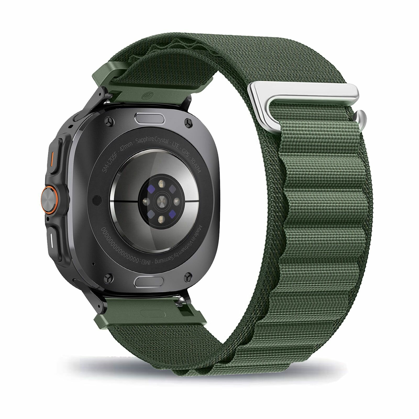 Alpine loop для Samsung Galaxy Watch 7 Ultra 47mm Тканевый ремешок альпийская петля для умных смарт часов