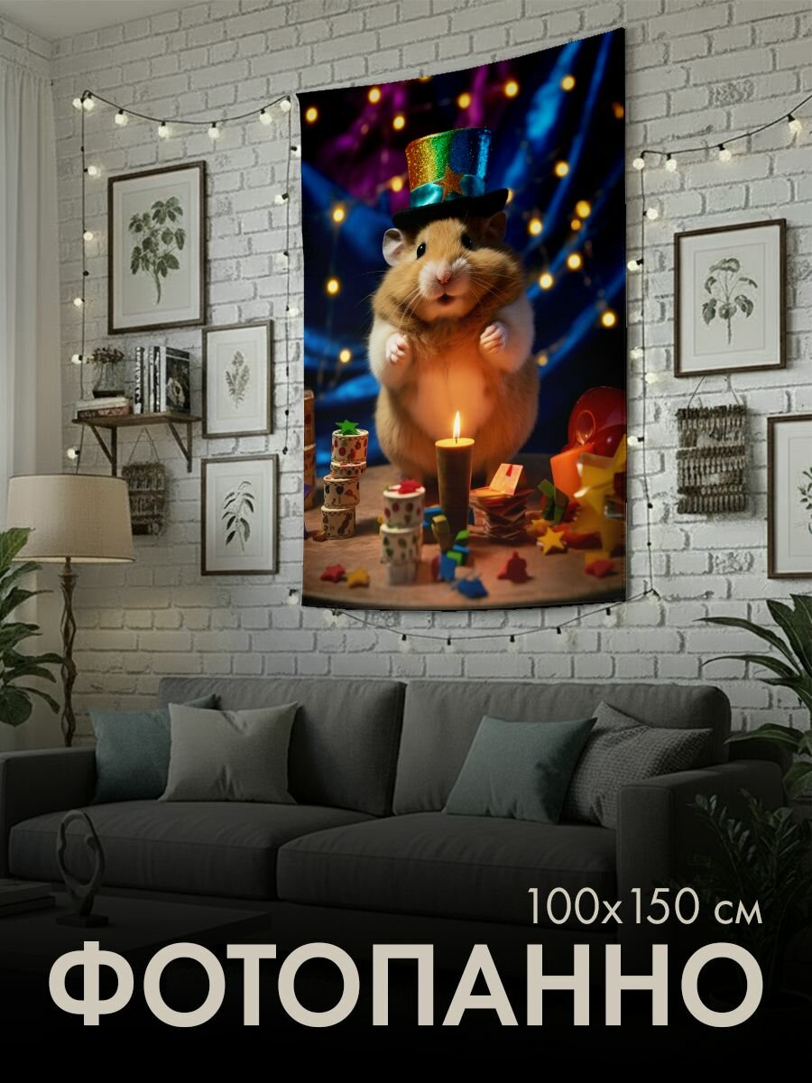 Панно тканевое PrintyFull / 100x150 см / картина