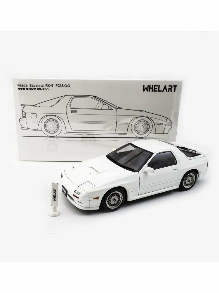 1:18 WHELART Mazda RX7 FC3S Модель автомобиля