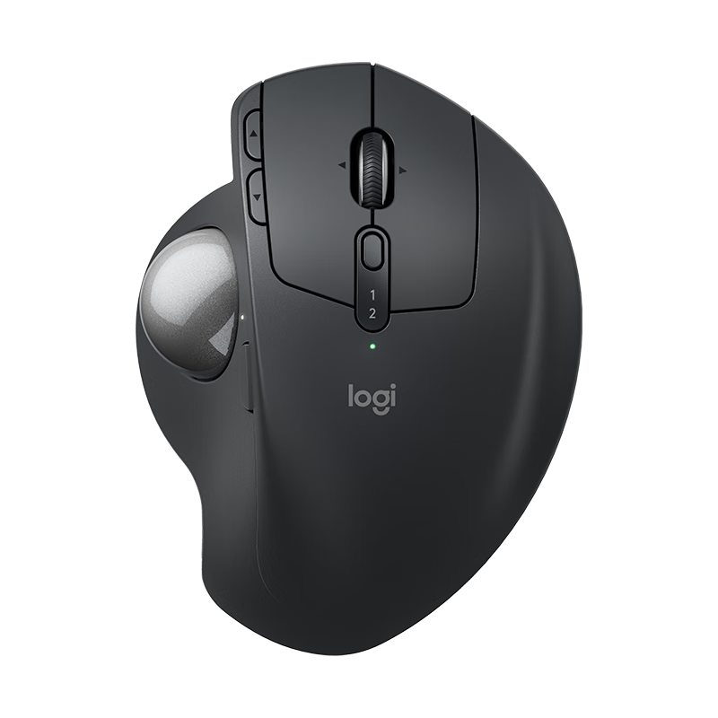 Трекбол Logitech MX ERGO S Ergonomic Wireless Bluetooth Fast Charging with Unifying Receiver Deep Gray