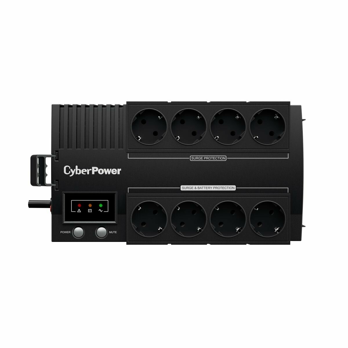 ИБП CyberPower BS450E NEW, black, интерактивный, чёрный, 8 розеток