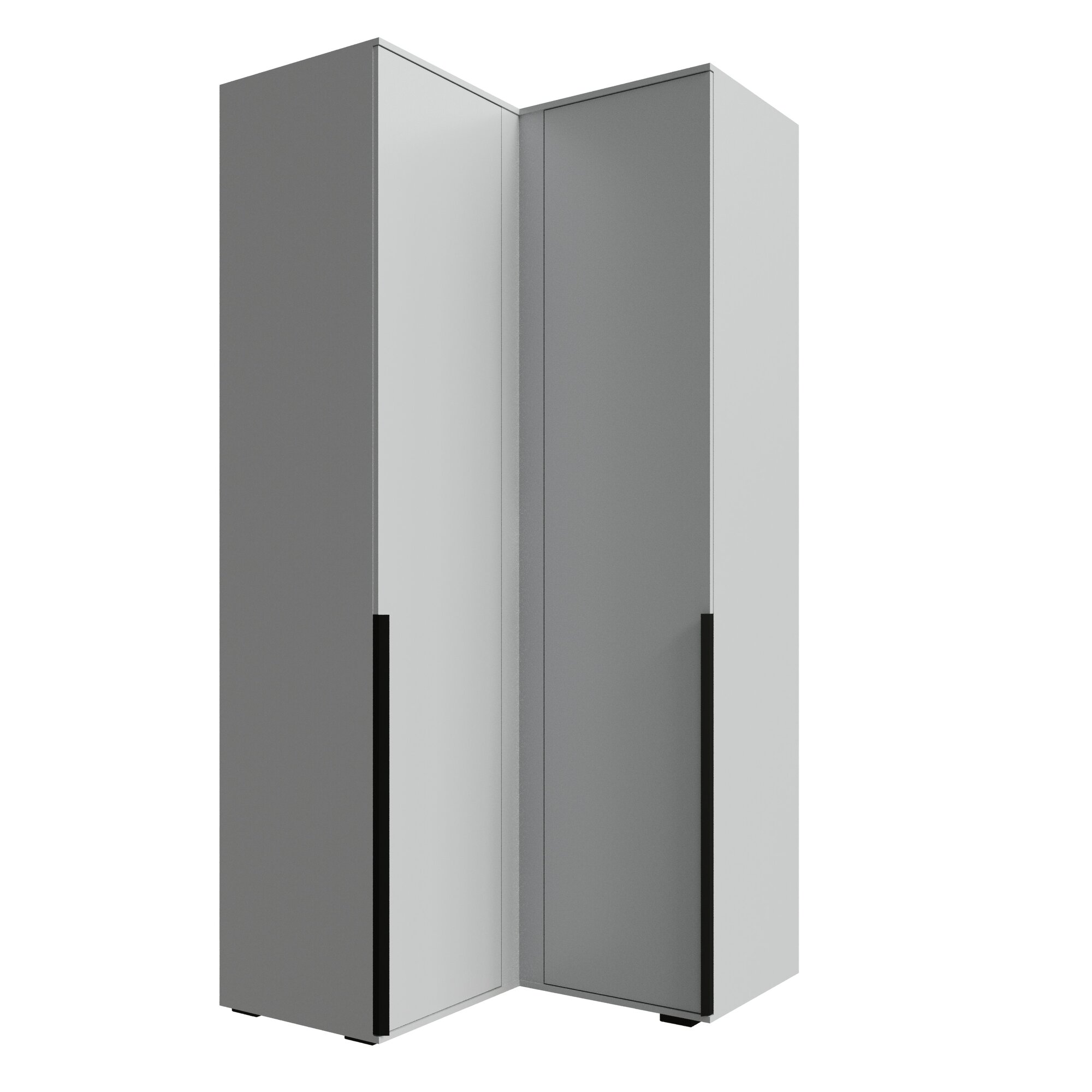 Спальня Лилль Шкаф угловой ЛСШ-25 камень серый (Микон)