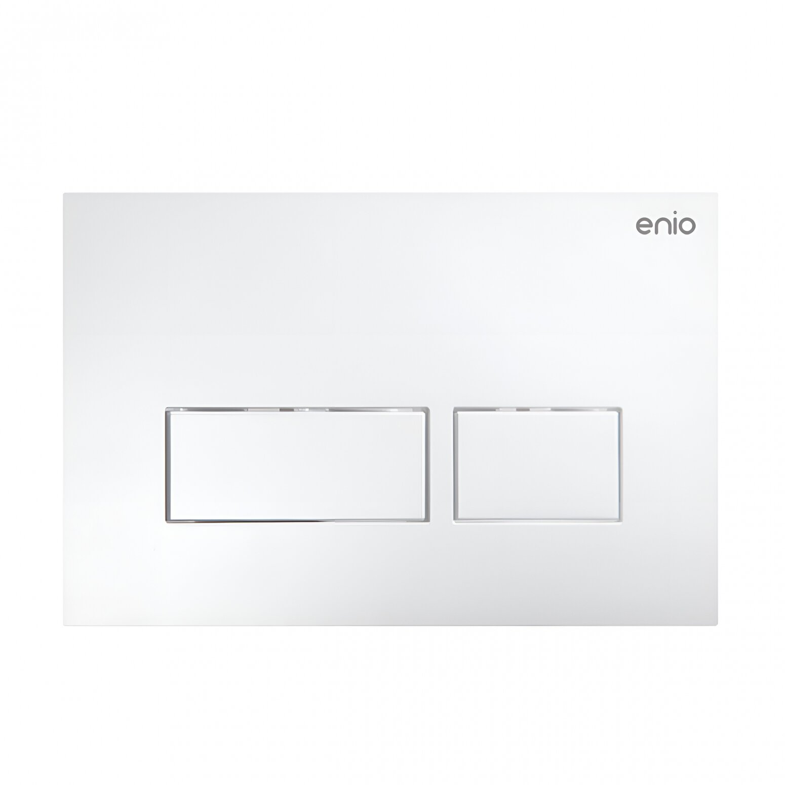 Кнопка смыва Enio Linea белая матовая EN7050013