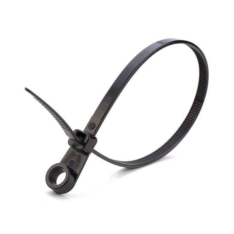 Набор хомутов кабельных Fortisflex 4х150 мм, нейлоновые, черный, 100 шт