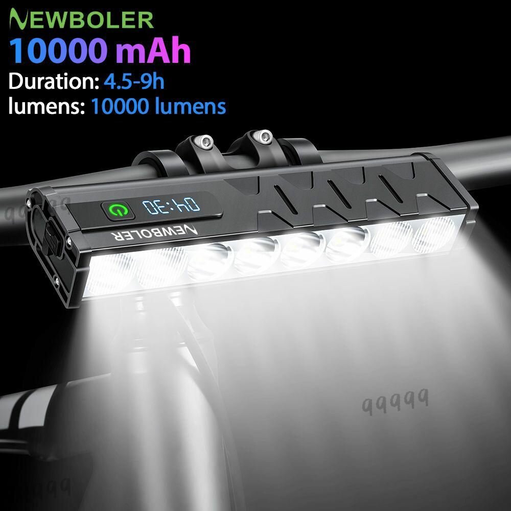 NEWBOLER Фара передняя для велосипеда